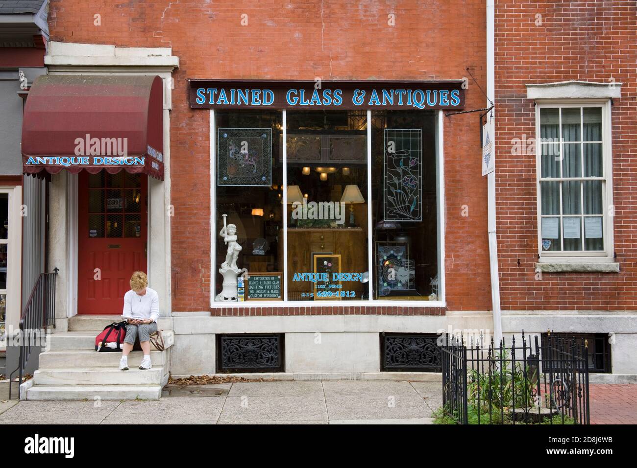 Antique row philadelphia hi-res stock photography and images - Alamy