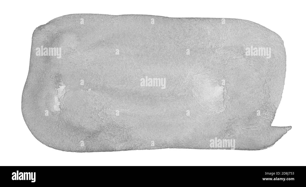 Neutral gray watercolor stains with natural stains on a paper basis ...