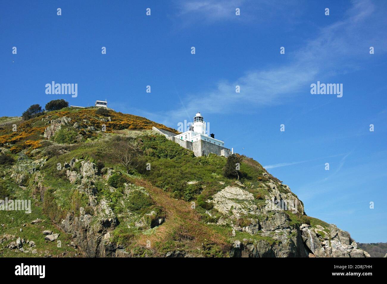 Point Robert Lighthouse, Sark, Channel Islands, near La Maseline Jetty ...