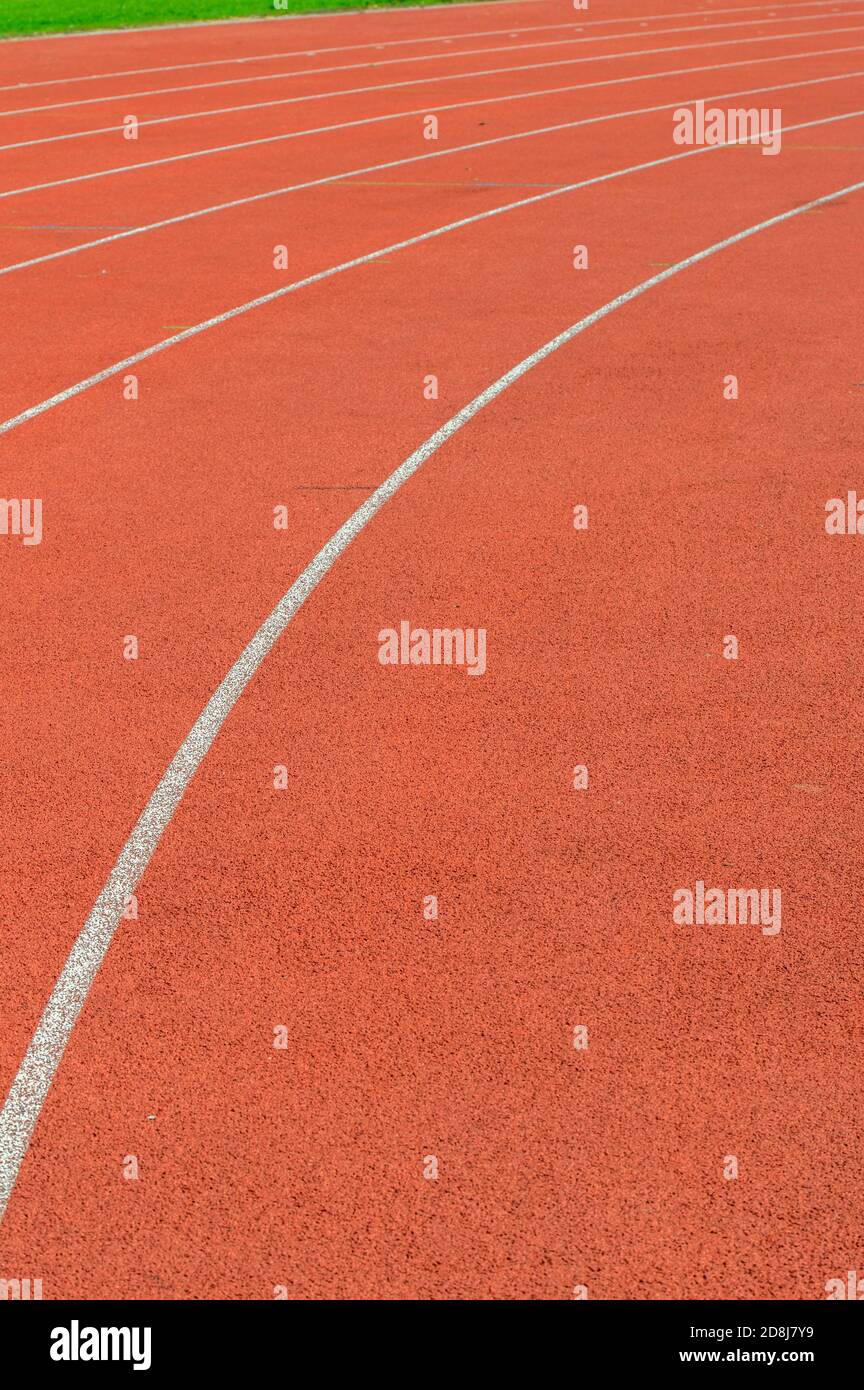 Close Up A Running Track Stock Photo - Alamy
