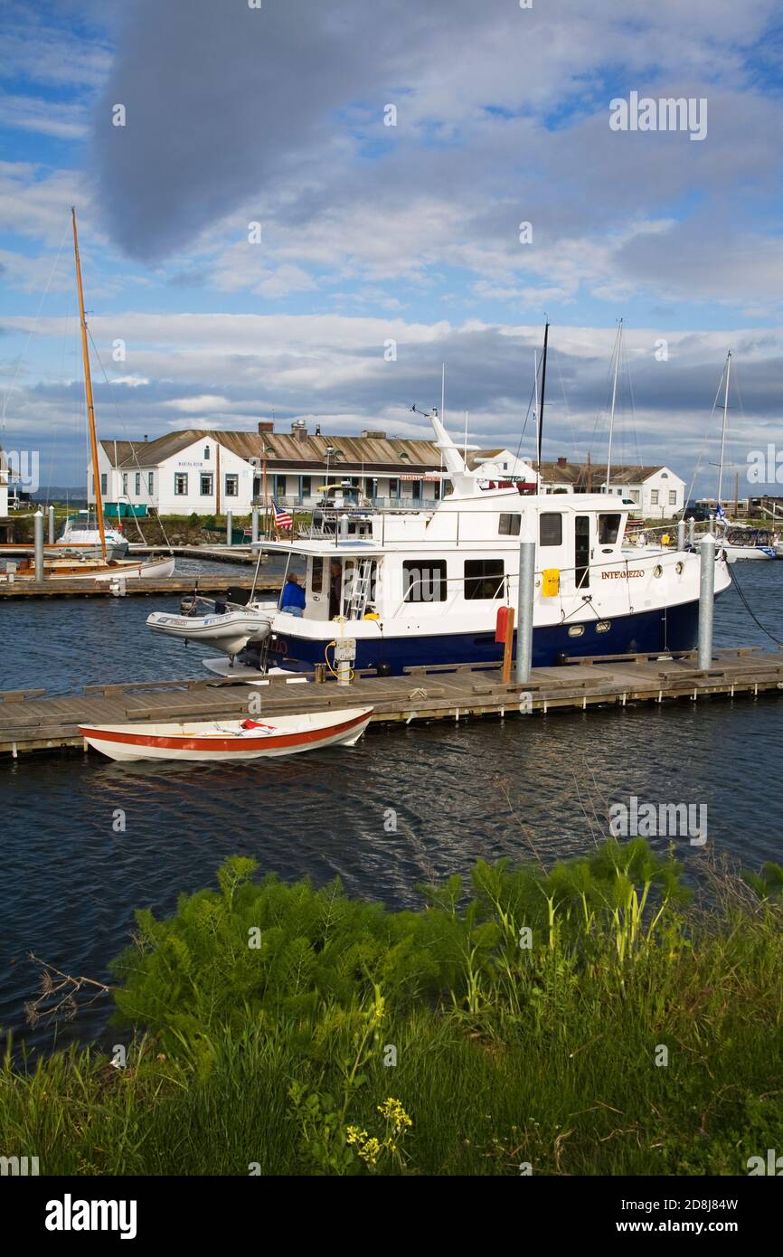 Point Hudson Marina, Port Townsend, Washington State, USA Stock Photo ...