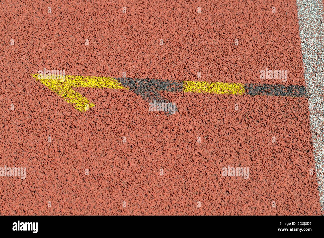 Close Up A Running Track Stock Photo - Alamy