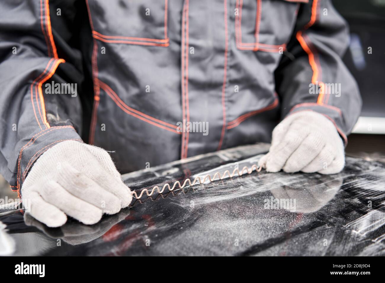 Spot weld metal sheet hi-res stock photography and images - Alamy