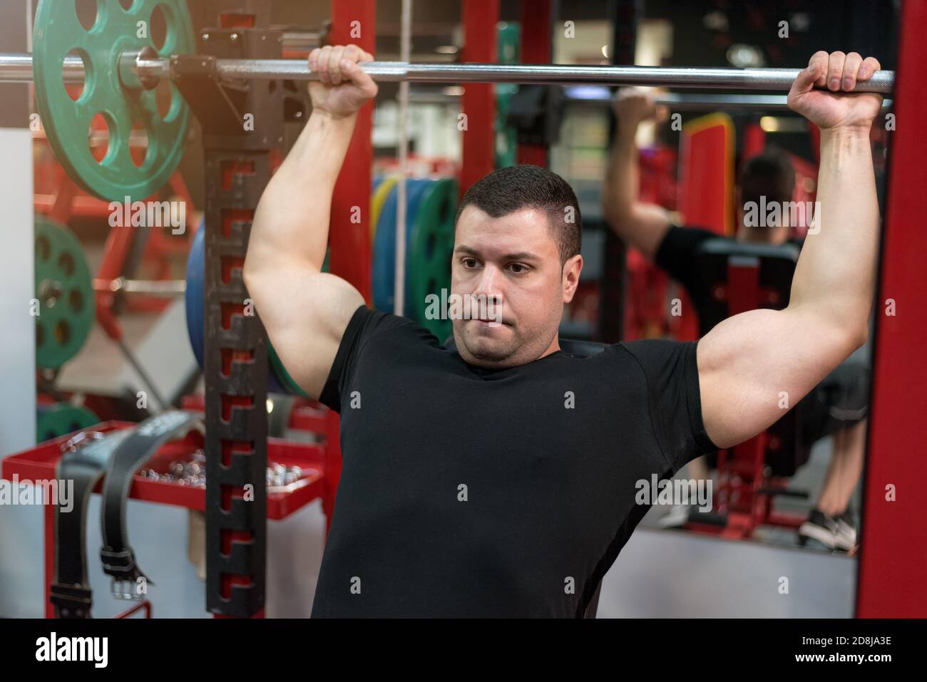 Hard Core Bodybuilding. Muscular athletic bodybuilder fitness model ...