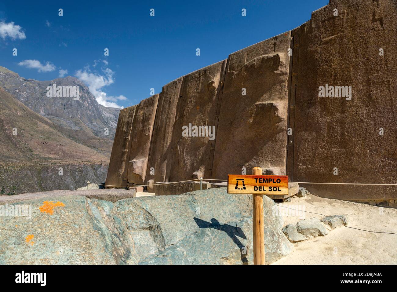 Temple of the Sun, Inca ruins of Ollantaytambo, Ollantaytambo, Cusco ...