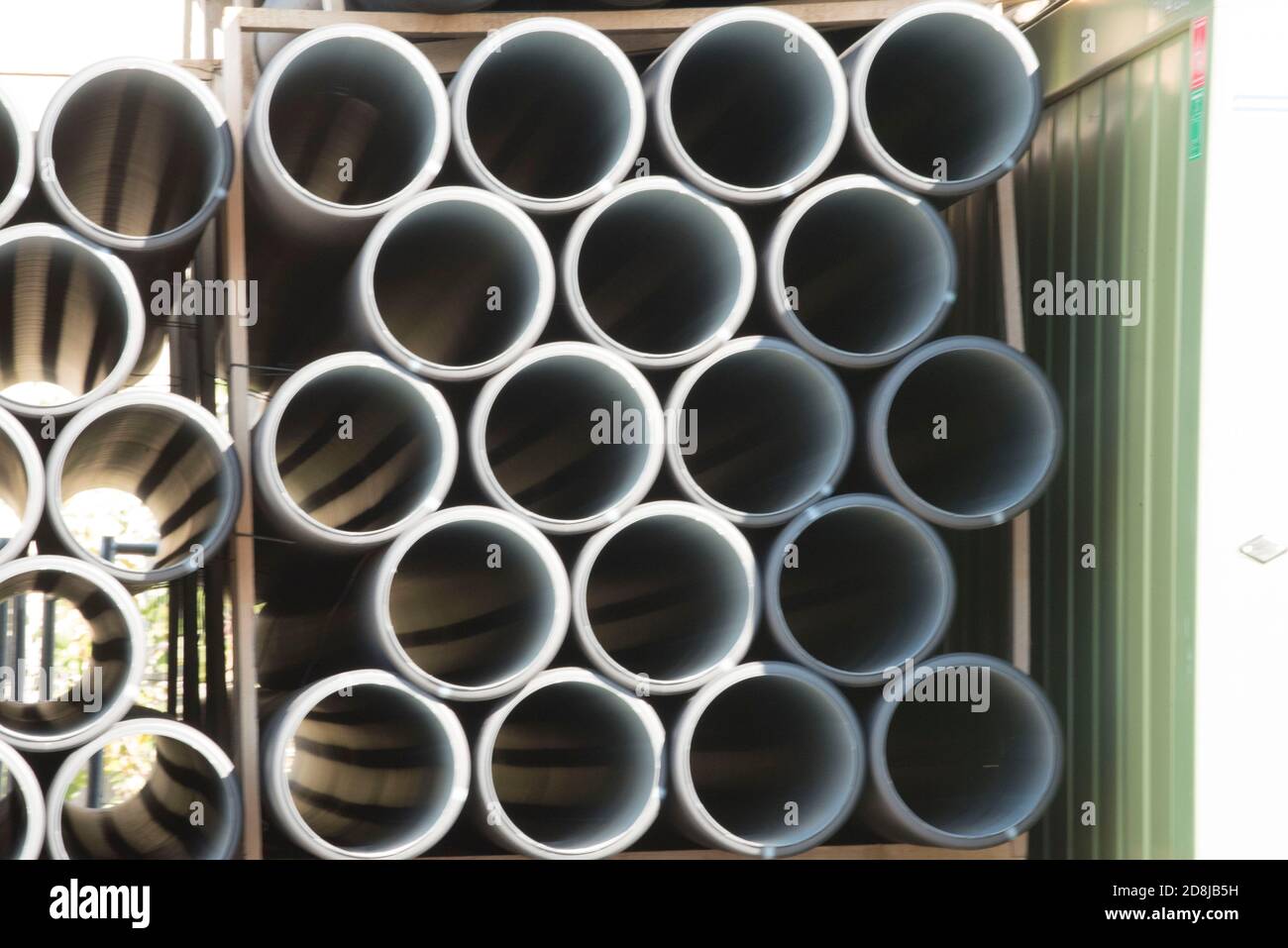 water pipe or tube in civil engineering and building services Stock ...