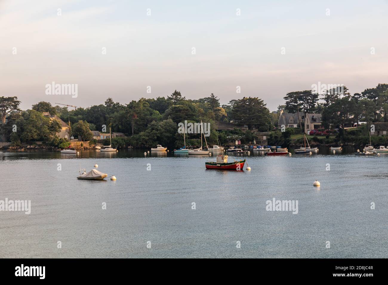 Odet River, Benodet, Finistere, Brittany, France Stock Photo - Alamy
