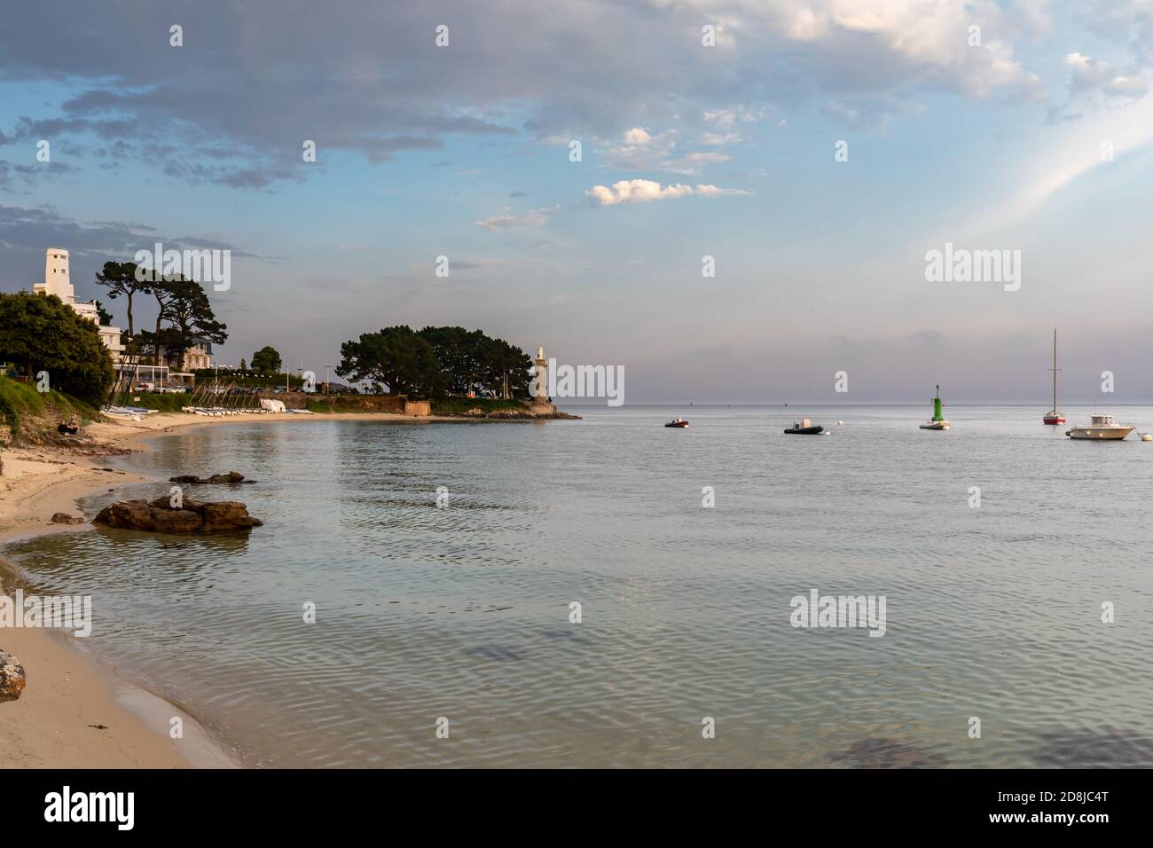 Benodet beach, Finistere, Brittany, France Stock Photo - Alamy