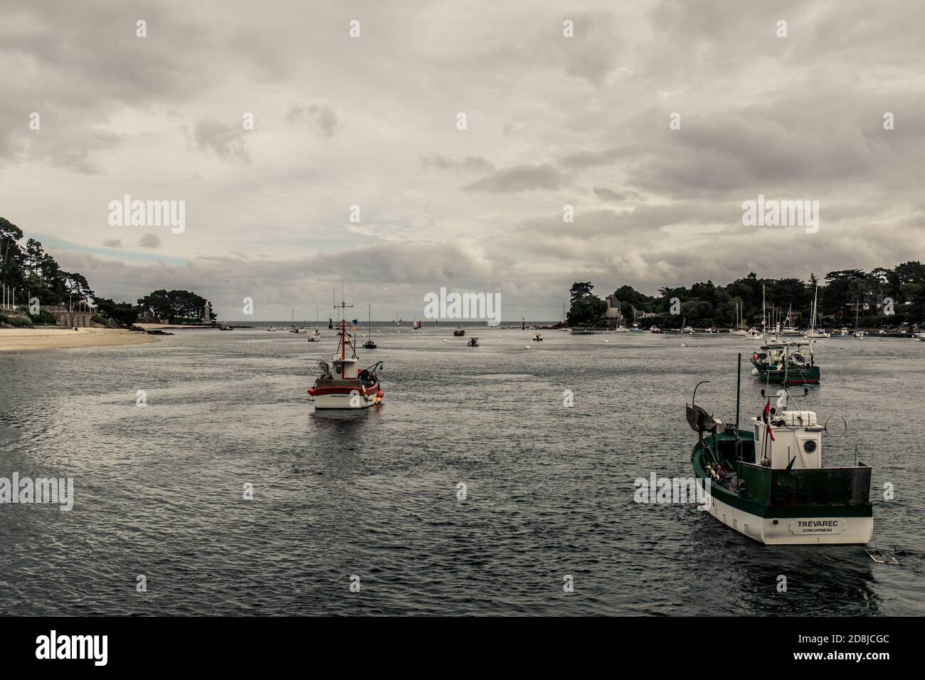 Odet River, Finistere, Brittany, France Stock Photo - Alamy