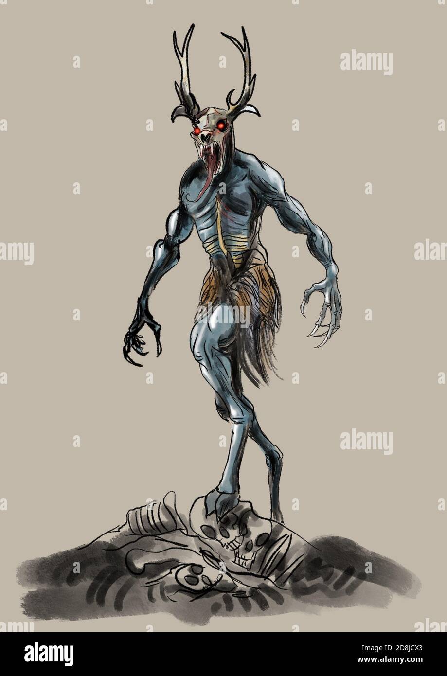 Wendigo hi-res stock photography and images - Alamy