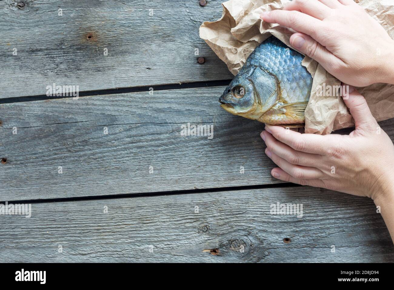 Dried volga bream vobla hi-res stock photography and images - Alamy