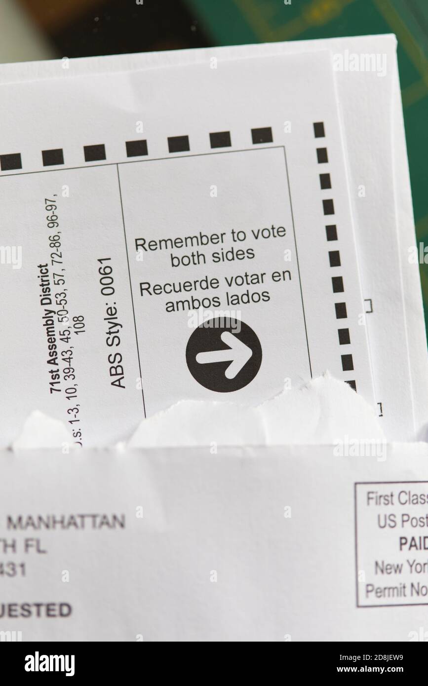 Presidential ballot close up hi-res stock photography and images - Alamy