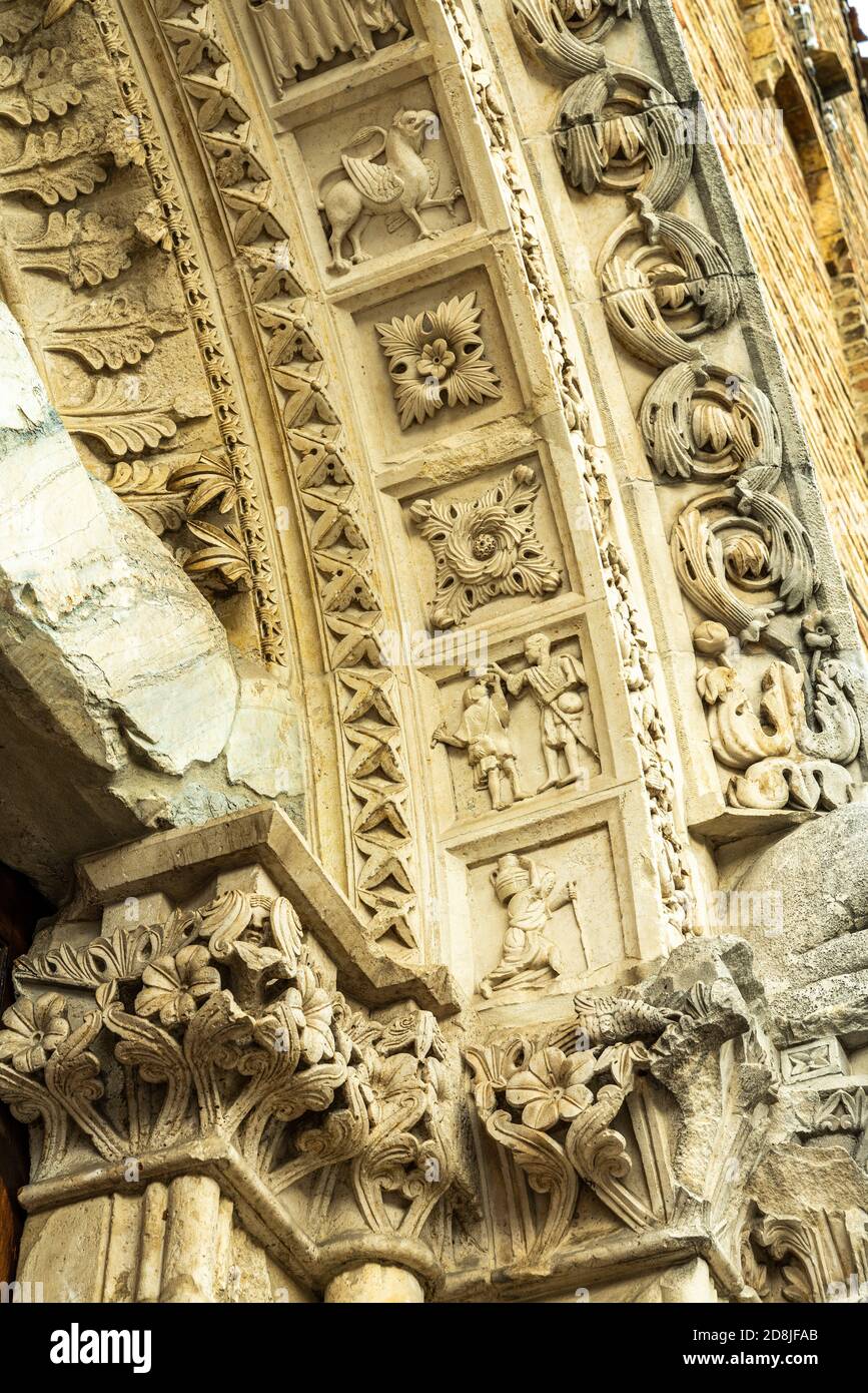 The church of Santa Maria a Mare, near Giulianova is a fine example of ...