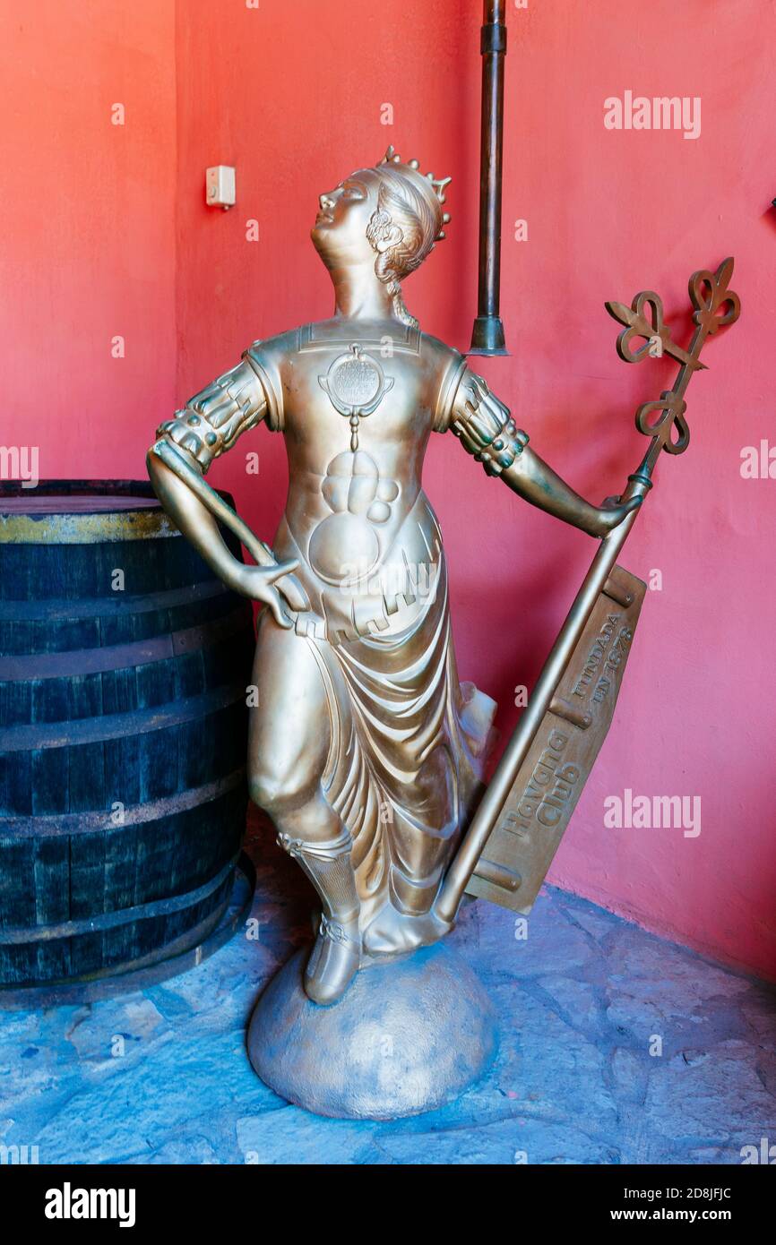 Replica of La Giraldilla, icon of Havana, The Rum Museum of the Havana ...