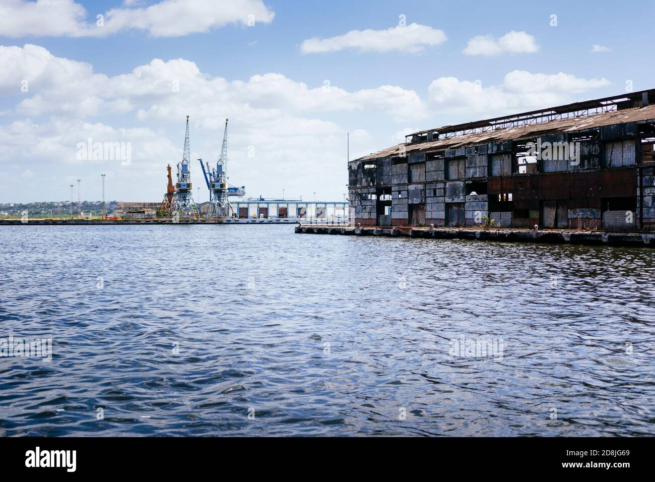 Port facilities. Havana. Cuba, Latin America and the Caribbean Stock ...