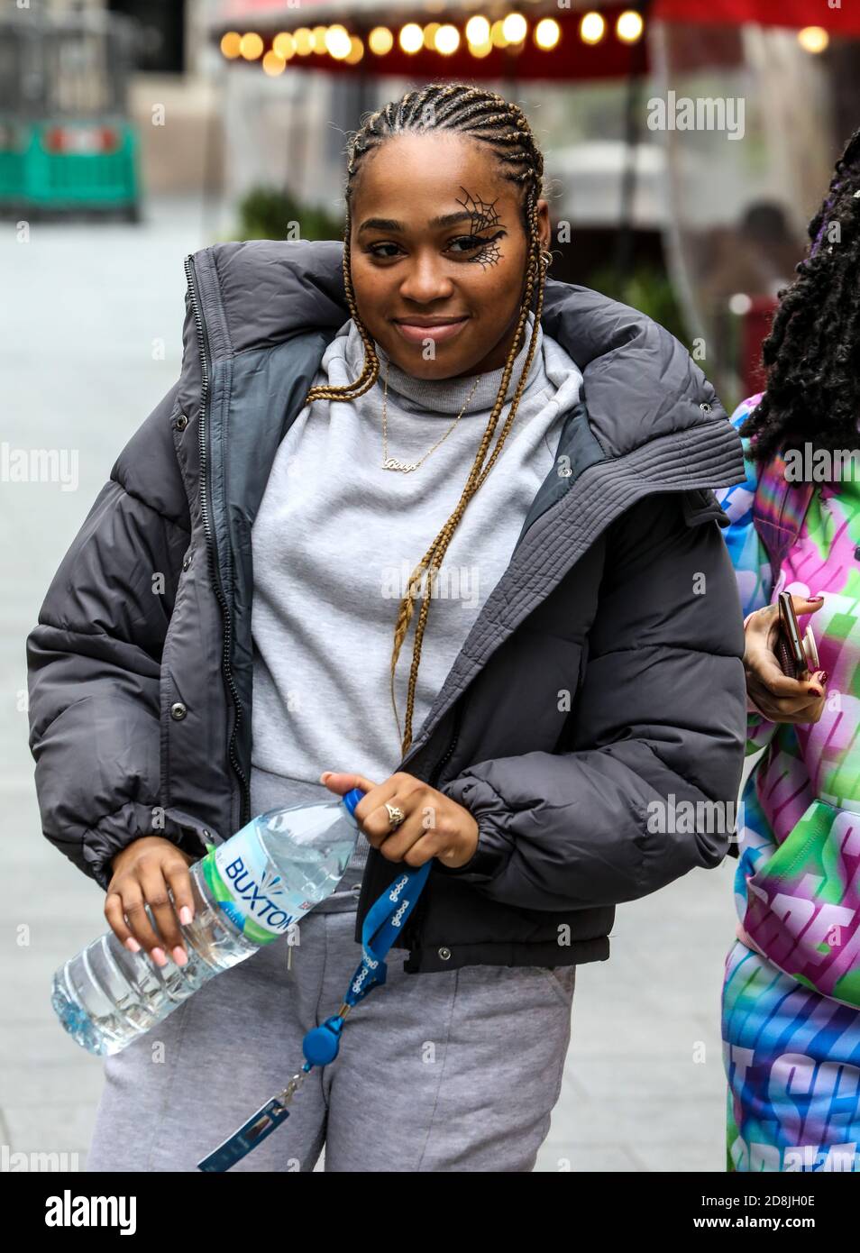 Shayna Marie seen departing The Global Radio Studios In London Stock ...