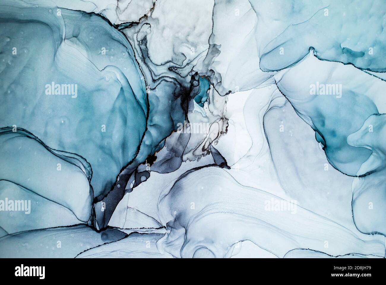 Alcohol ink. Style incorporates the swirls of marble or the ripples of ...