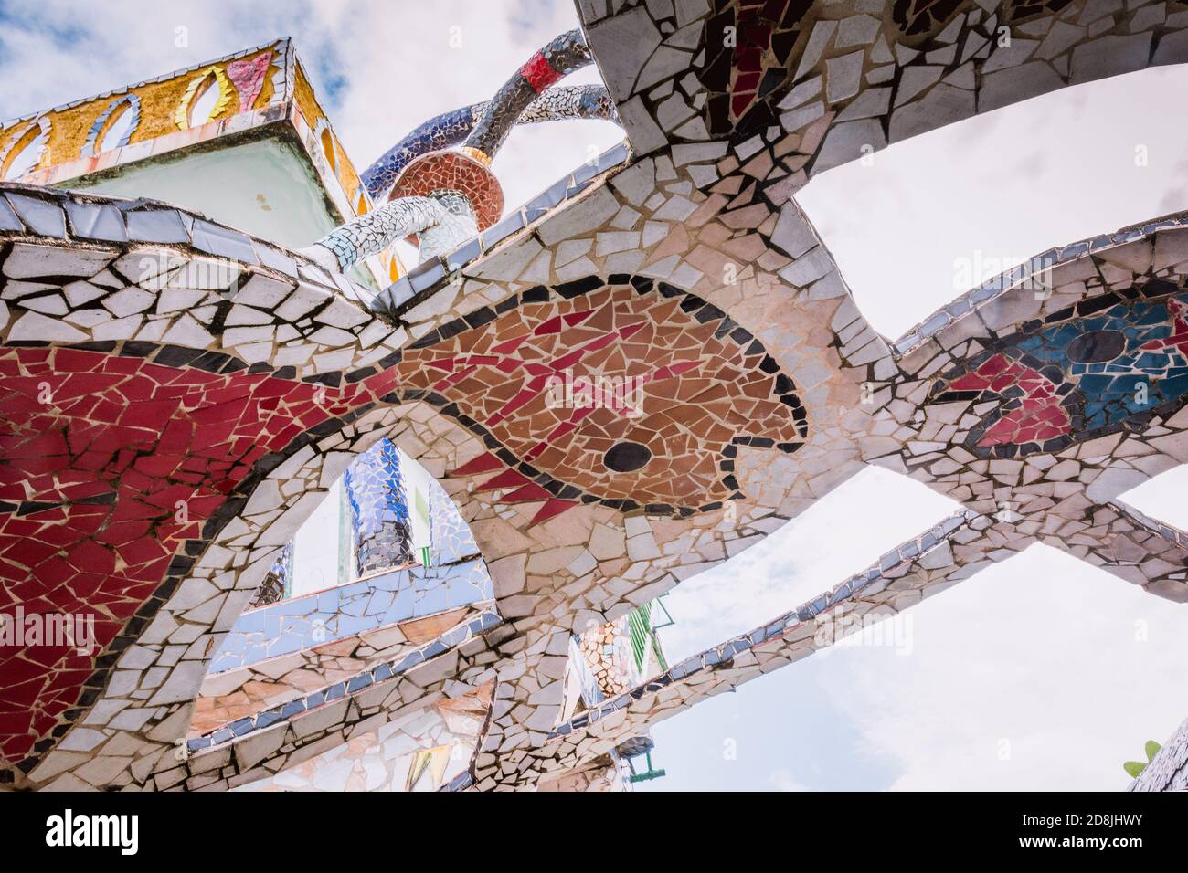 Artist Jose Rodriguez Fuster created Fusterland by decorated his own ...