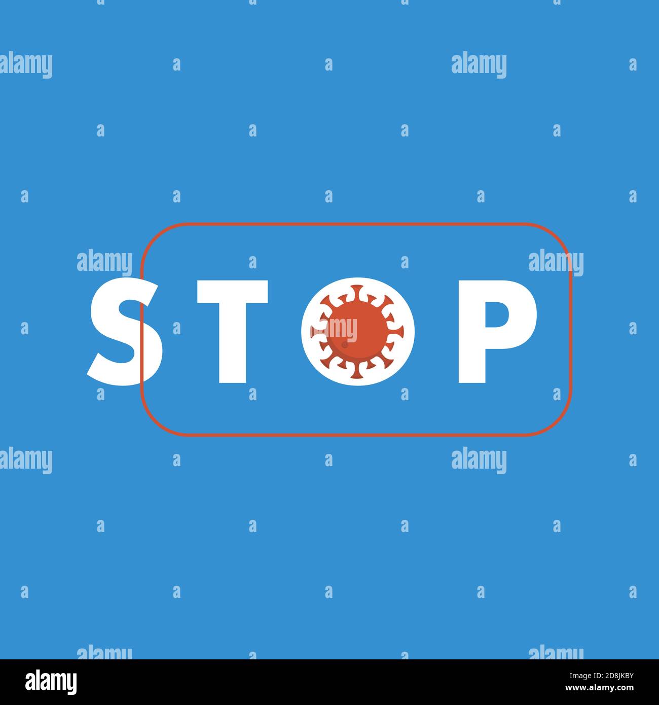 Stop web banner Stock Vector Image & Art - Alamy