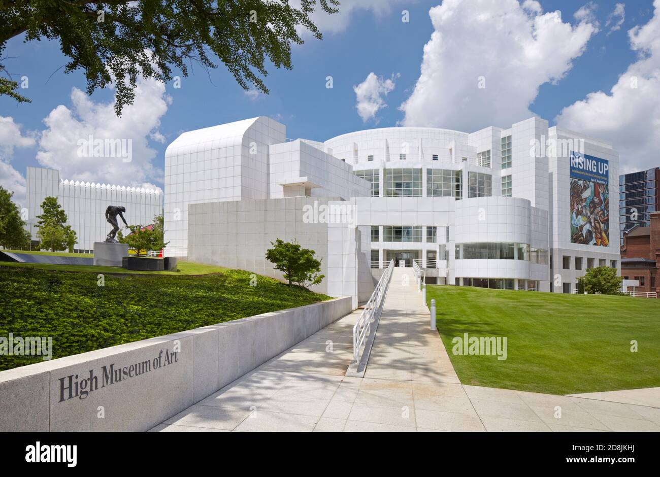 The Richard Meier addition to the High Museum in Atlanta Stock Photo ...