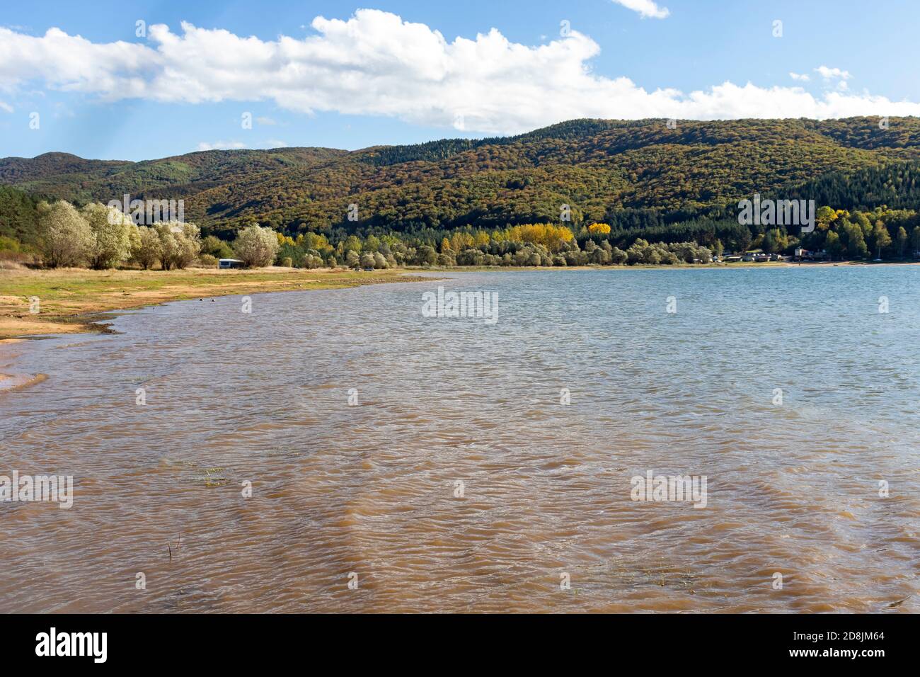 Amazing autumn view of Iskar Reservoir near city of Sofia, Bulgaria ...