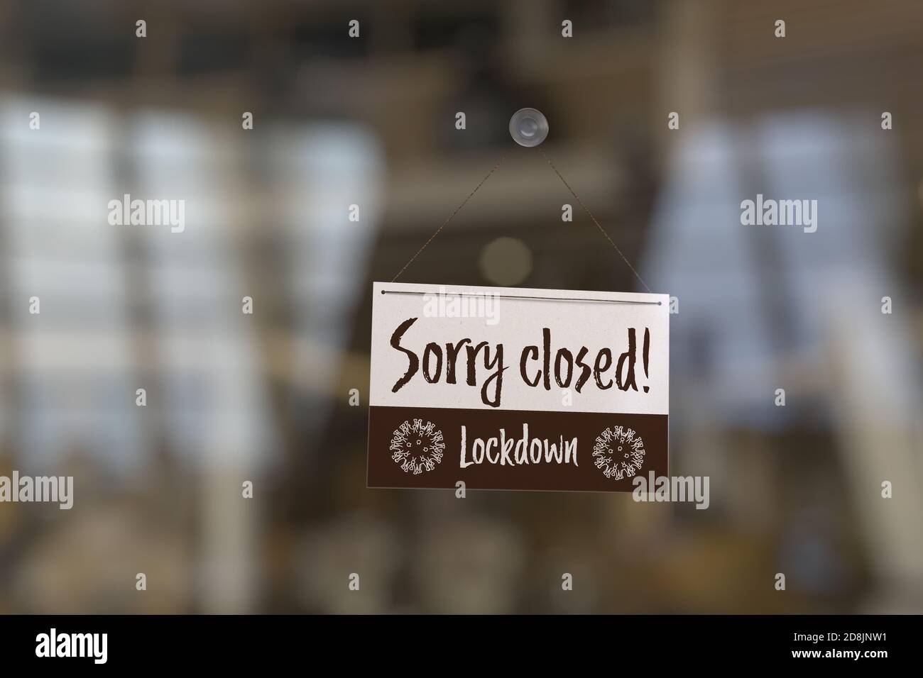 Shop closed due to illness hi-res stock photography and images - Alamy