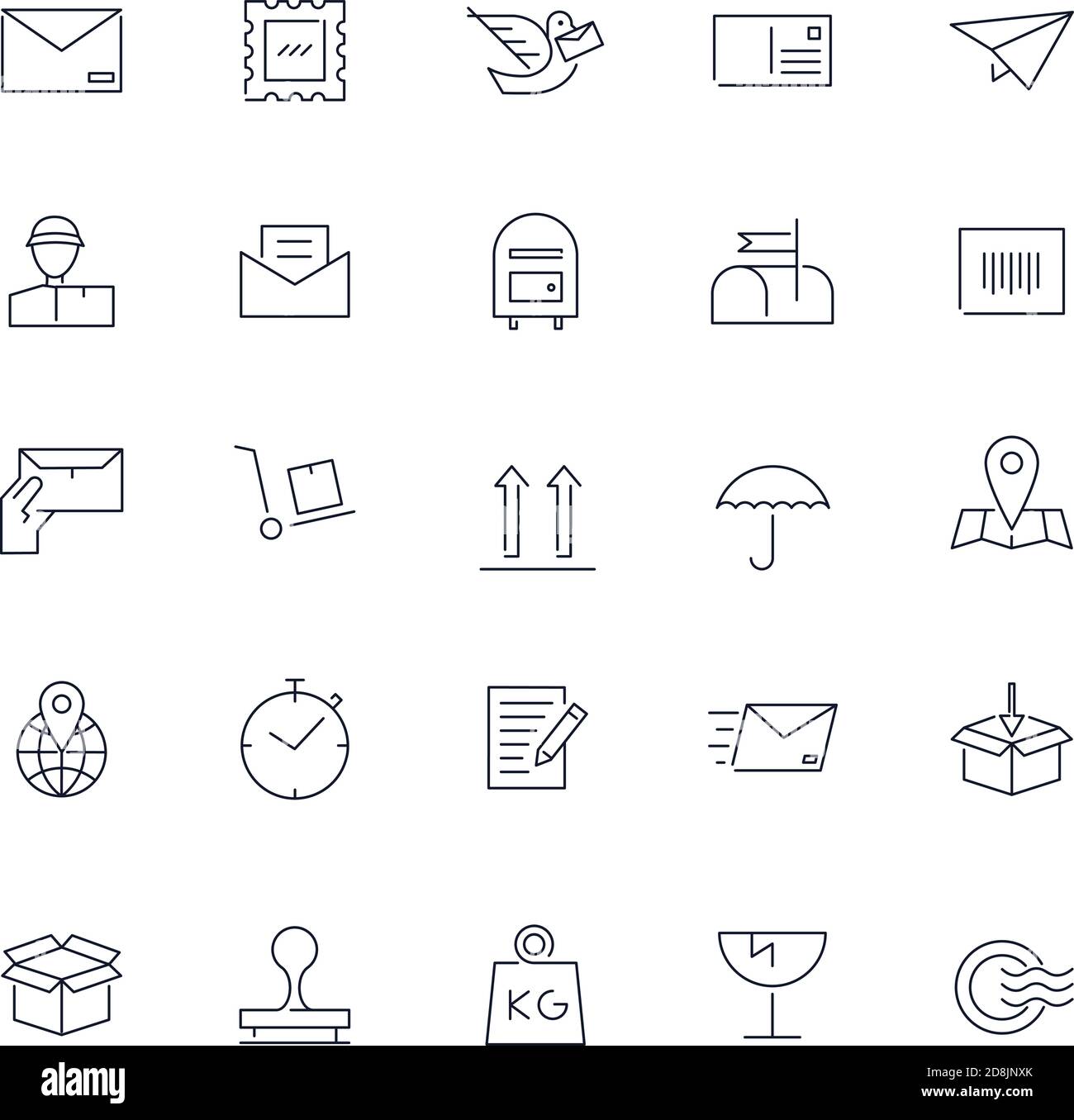 Courier pigeon Stock Vector Images - Alamy