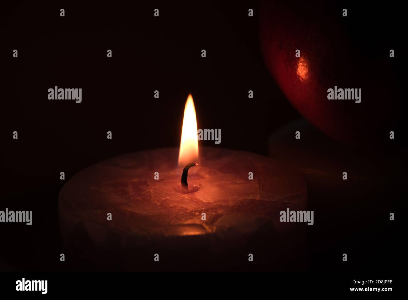 Candle reflecting hi-res stock photography and images - Alamy