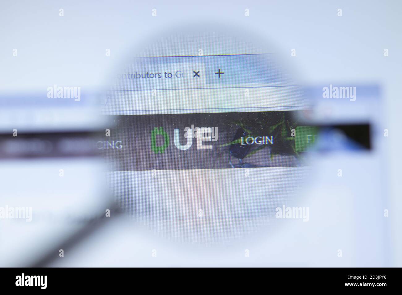 Due logo hi-res stock photography and images - Alamy