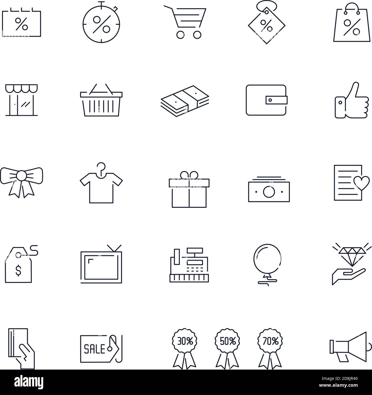 Black friday pack Cut Out Stock Images & Pictures - Alamy