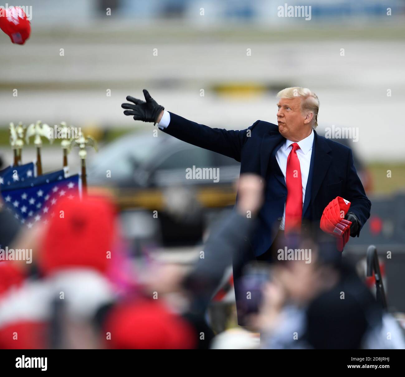Waterford Township, Michigan, USA. 30th Oct, 2020. President DONALD ...