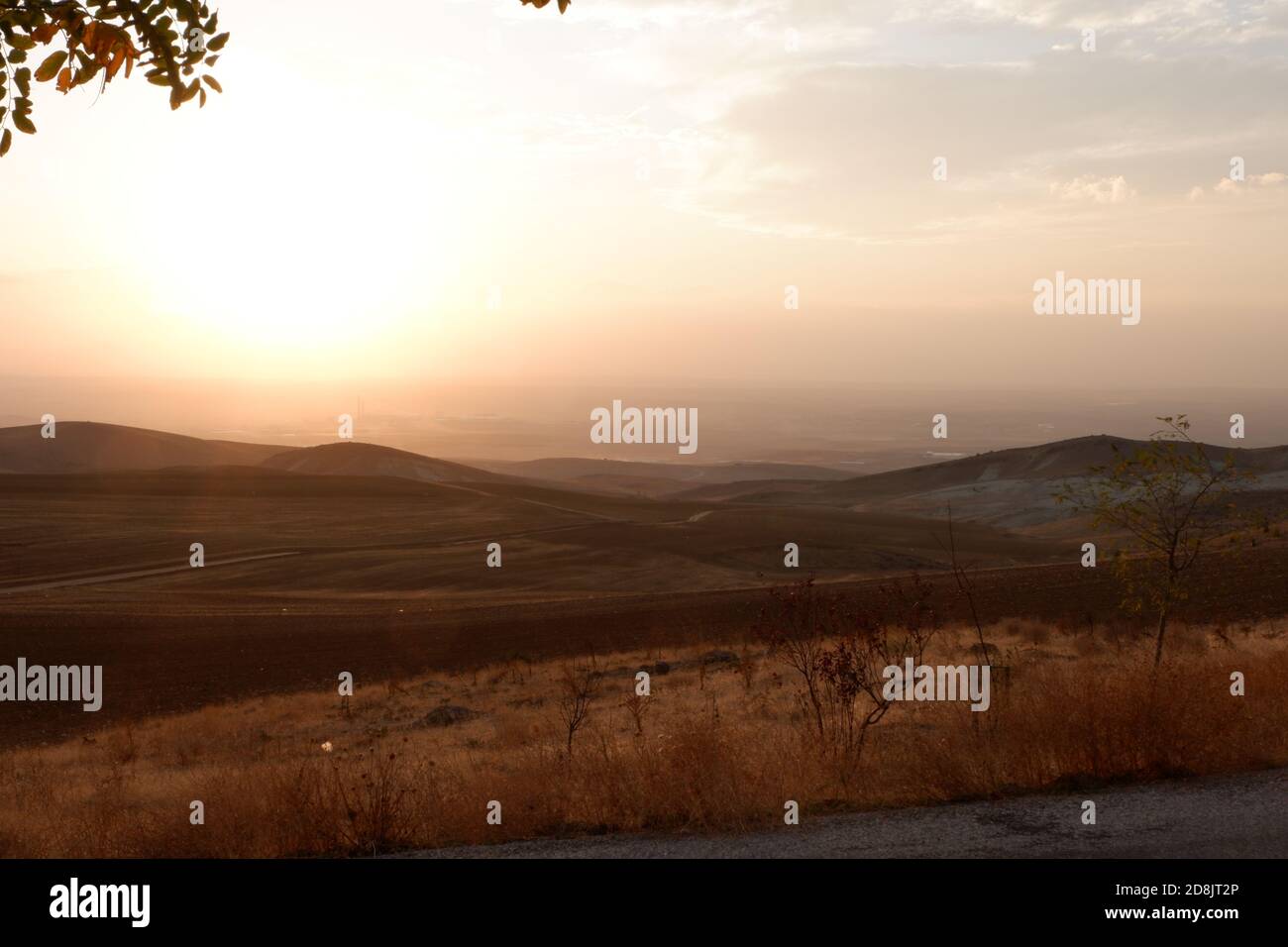 Landscape of Polatli, Battlefield of Historic Battle of Sakarya Stock ...