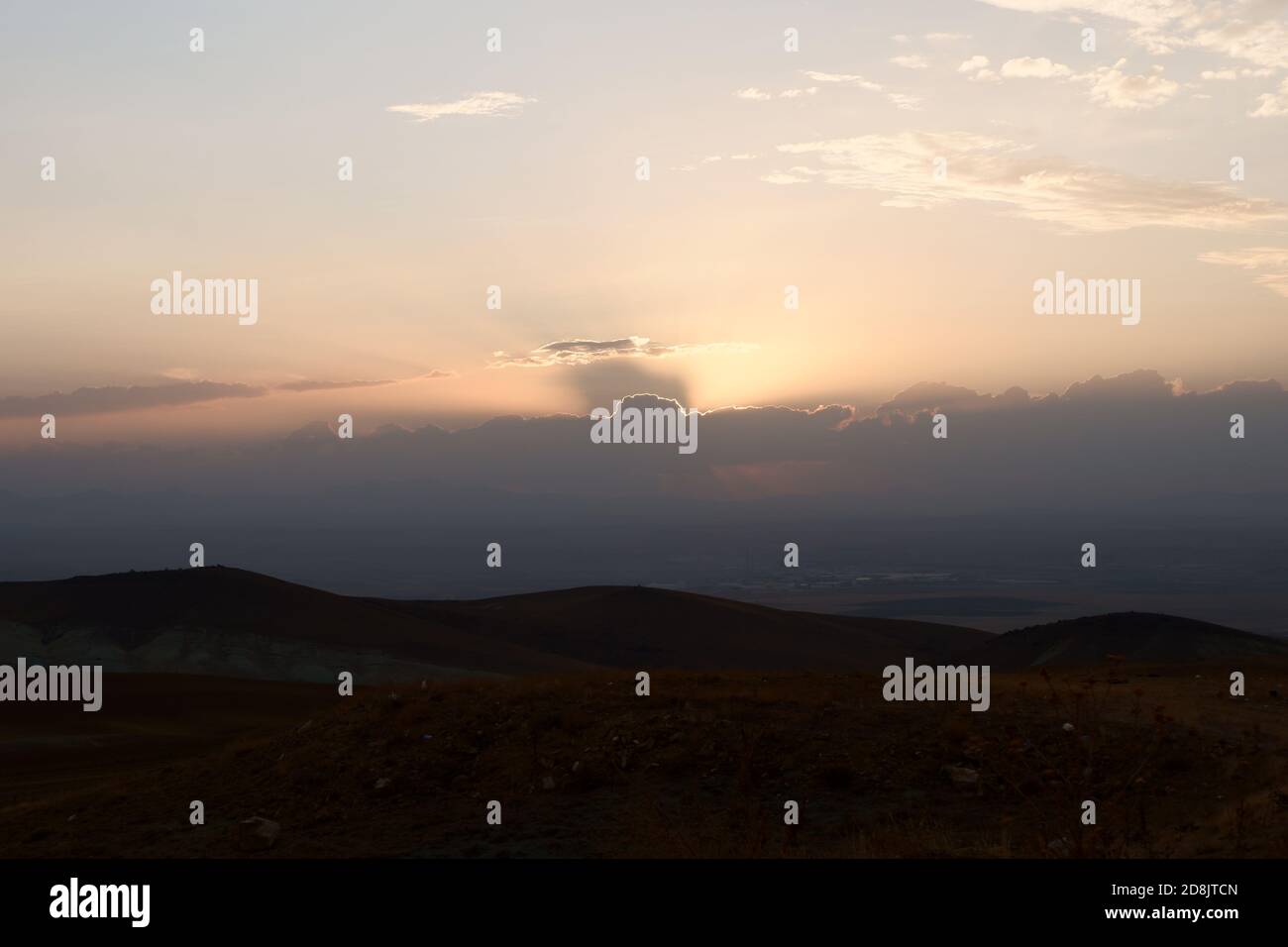 Landscape of Polatli, Battlefield of Historic Battle of Sakarya Stock ...