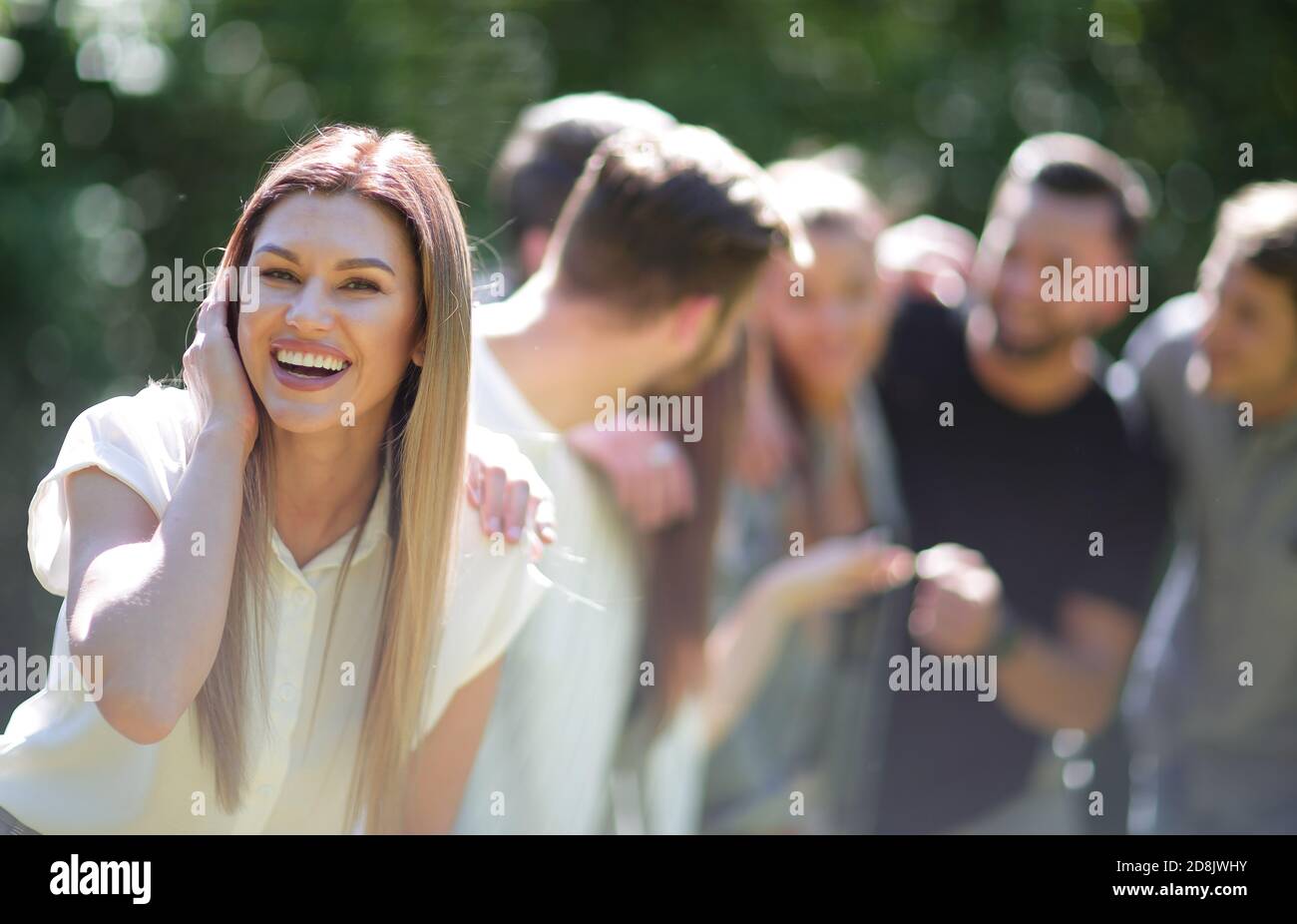 background image of a group of like-minded friends Stock Photo - Alamy