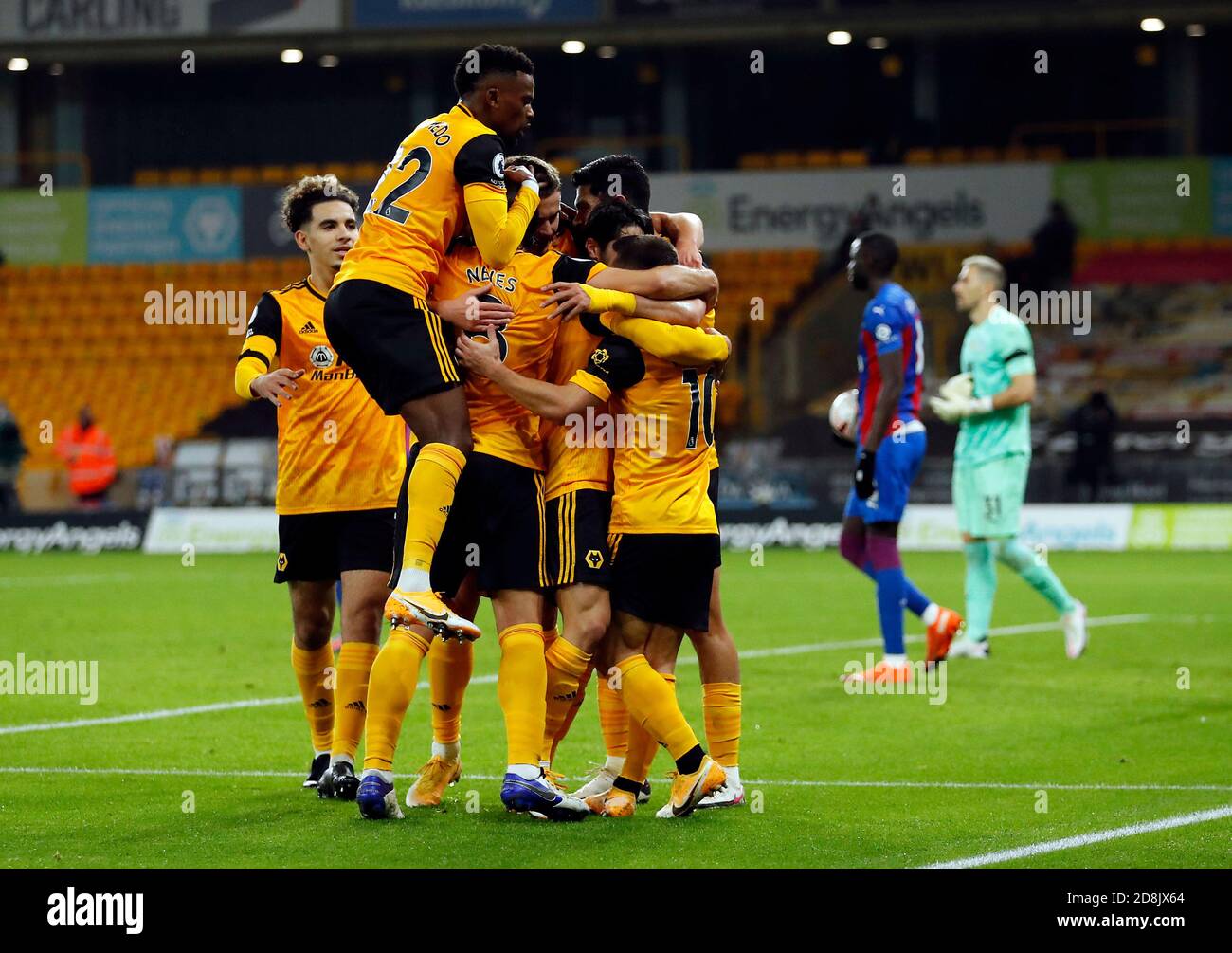 Wolverhampton Wanderers' Daniel Podence celebrates scoring his side's ...