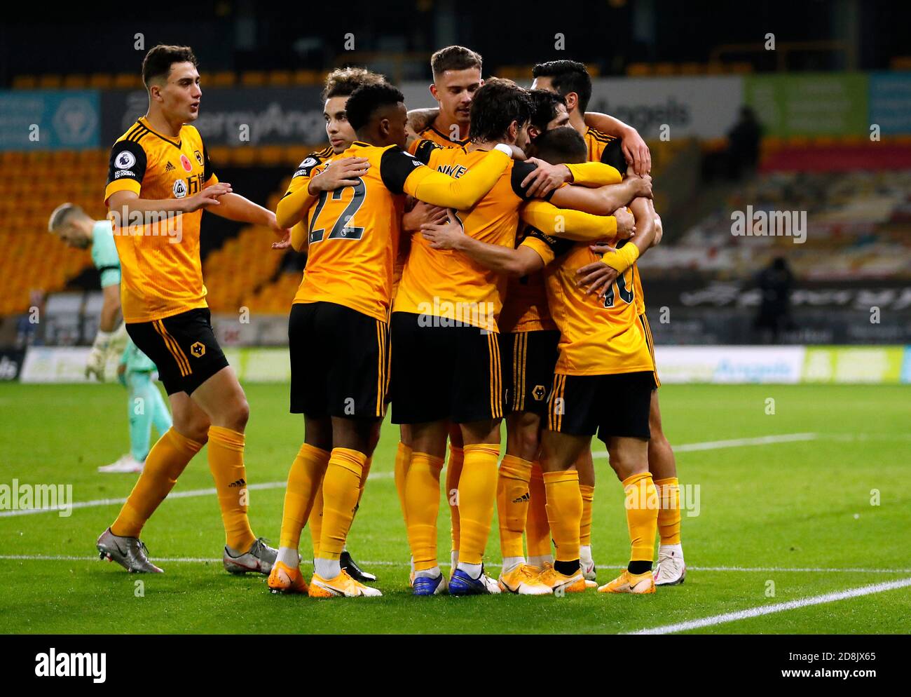 Wolverhampton Wanderers' Daniel Podence celebrates scoring his side's ...