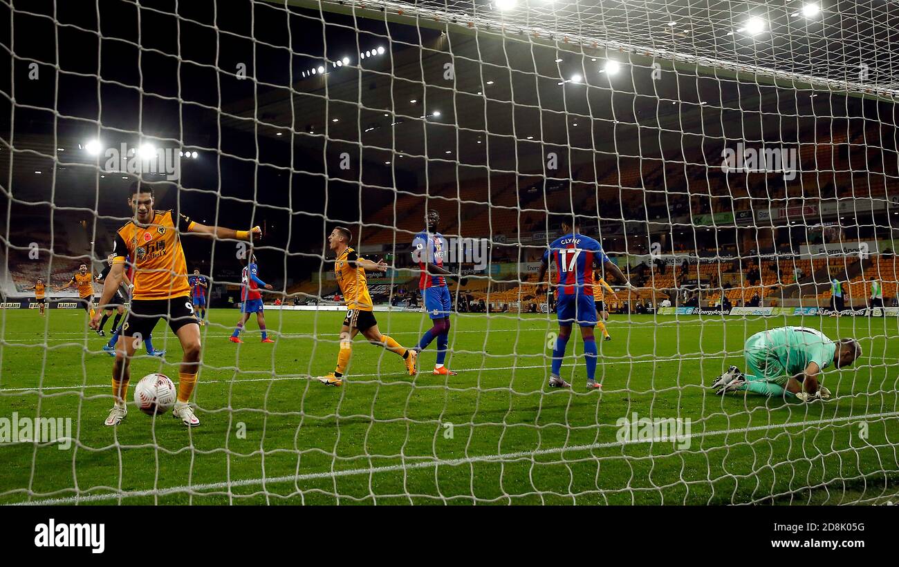 Wolverhampton Wanderers' Daniel Podence celebrates scoring his side's ...