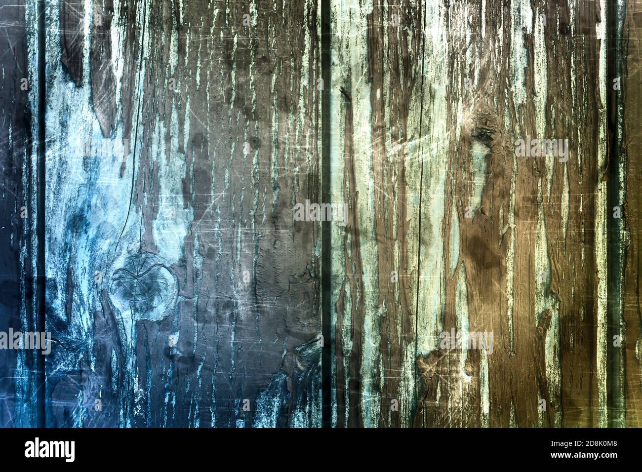 Old and weathered vintage wooden plank background with scratches Stock ...
