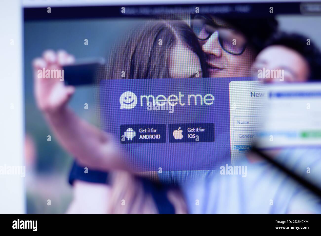Meetme logo hi-res stock photography and images - Alamy