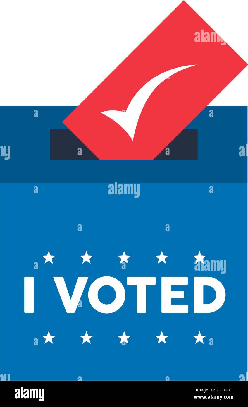 Usa i voted Stock Vector Images - Alamy
