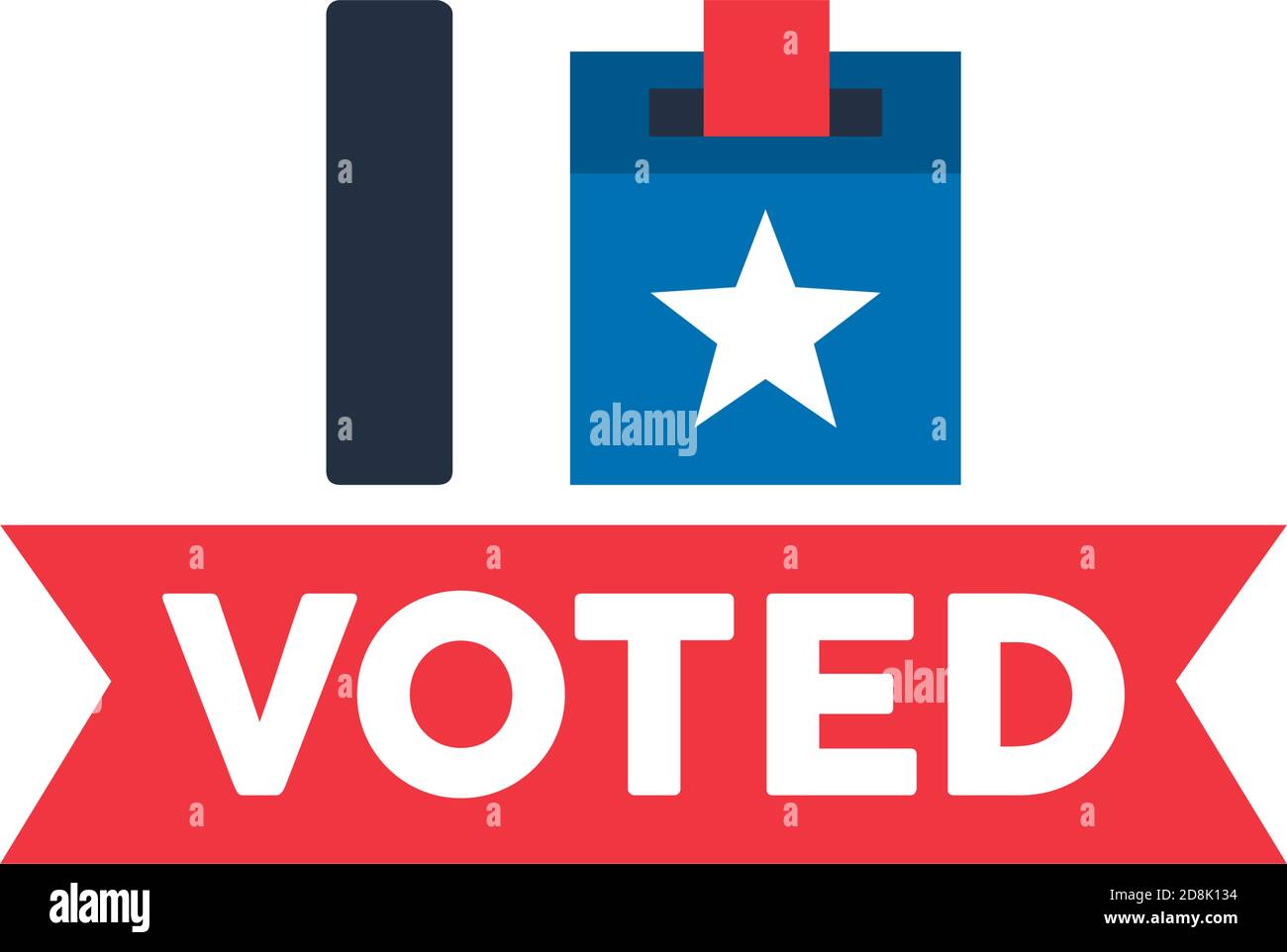 Usa i voted Stock Vector Images - Alamy