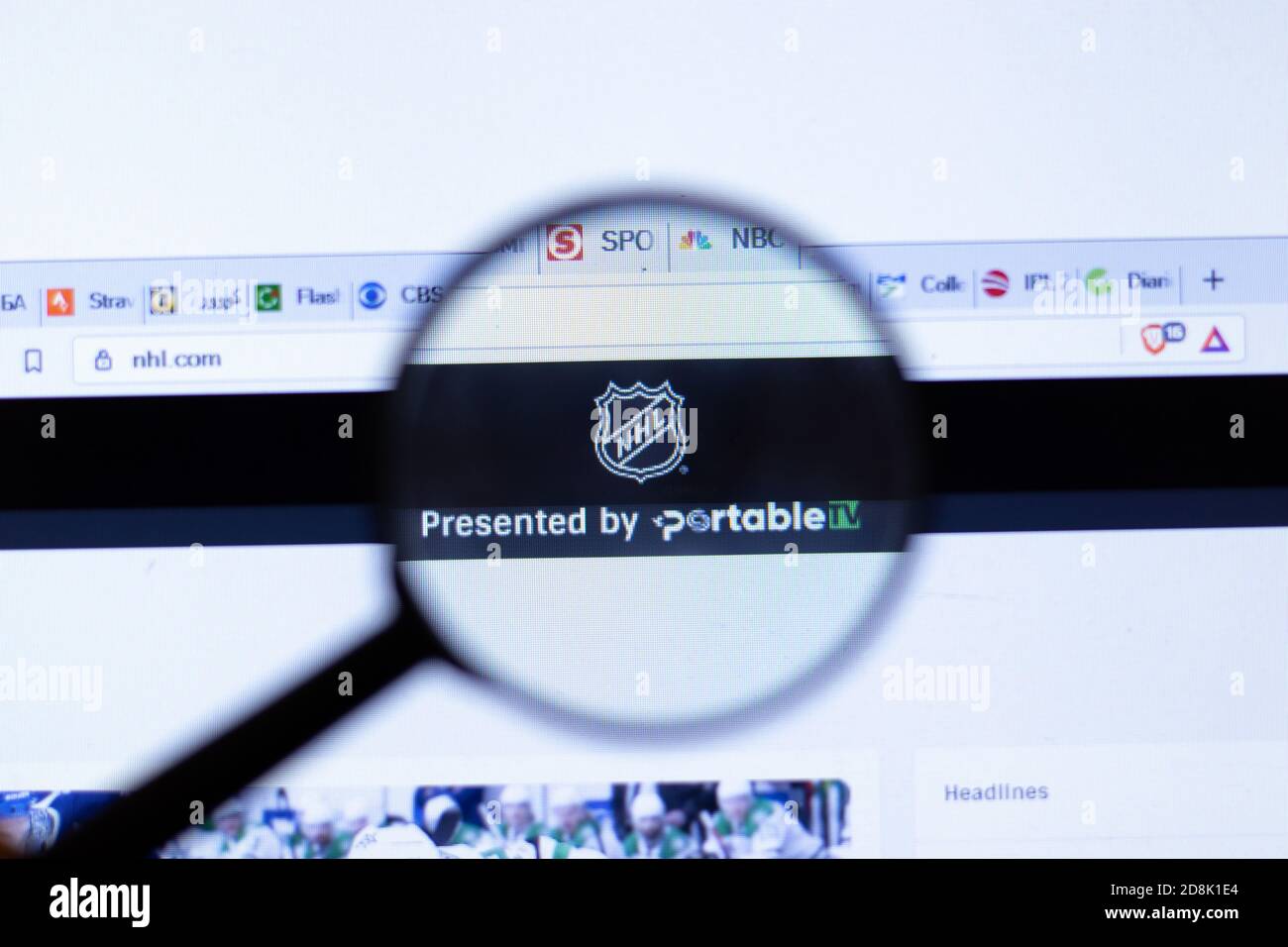 Nhl logo hi-res stock photography and images - Alamy