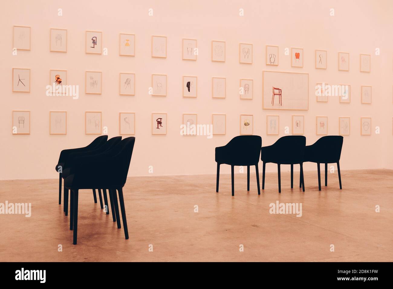 Picture frame at the University Museum of Contemporary Art Stock Photo ...