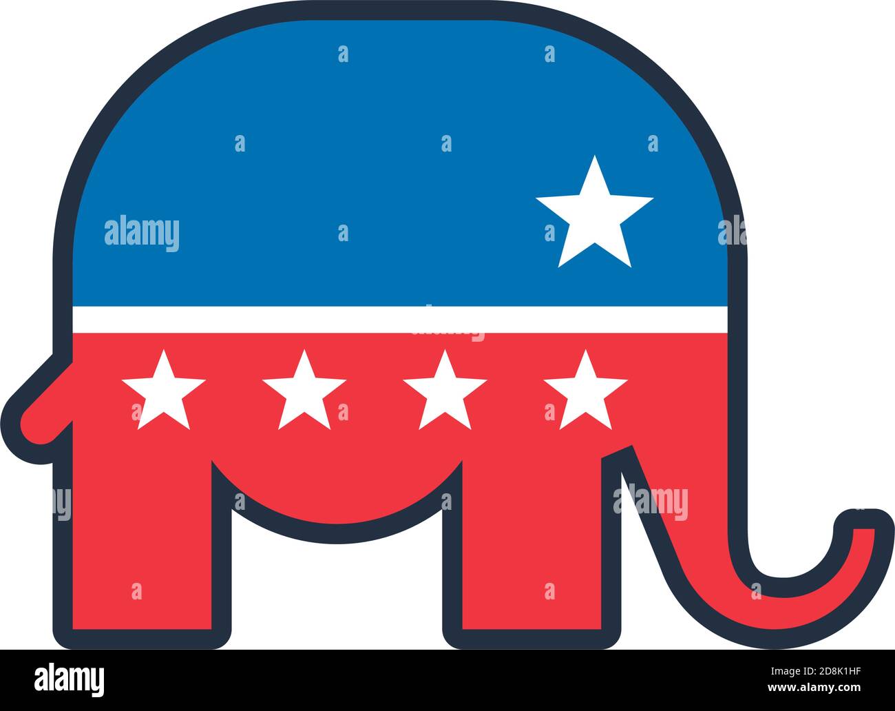 Democratic Republican Symbol High Resolution Stock Photography and ...