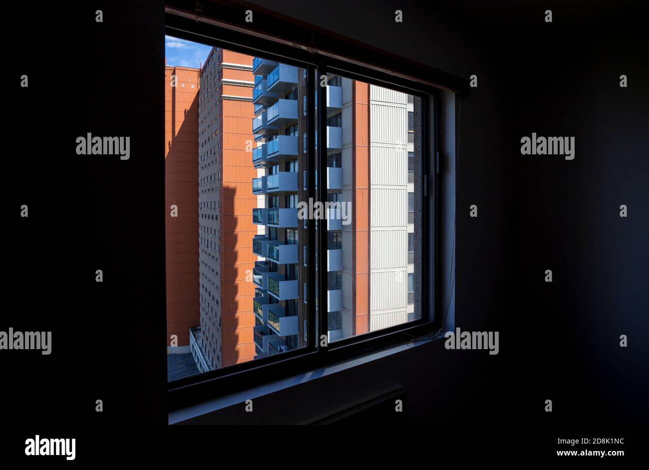 The Port de Mer condominium complex in Longueuil, QC, Canada, seen from ...