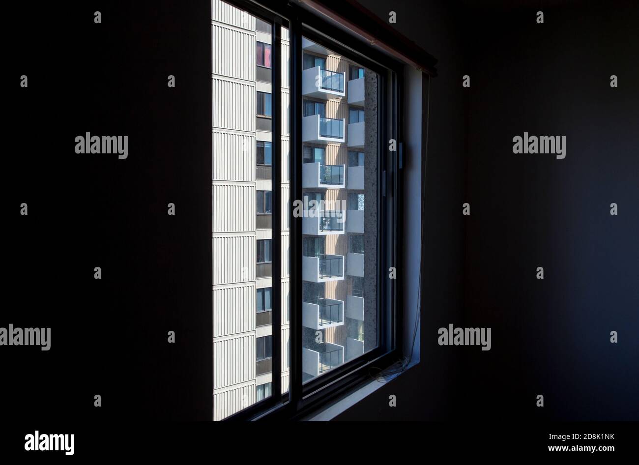 The Port de Mer condominium complex in Longueuil, QC, Canada, seen from ...