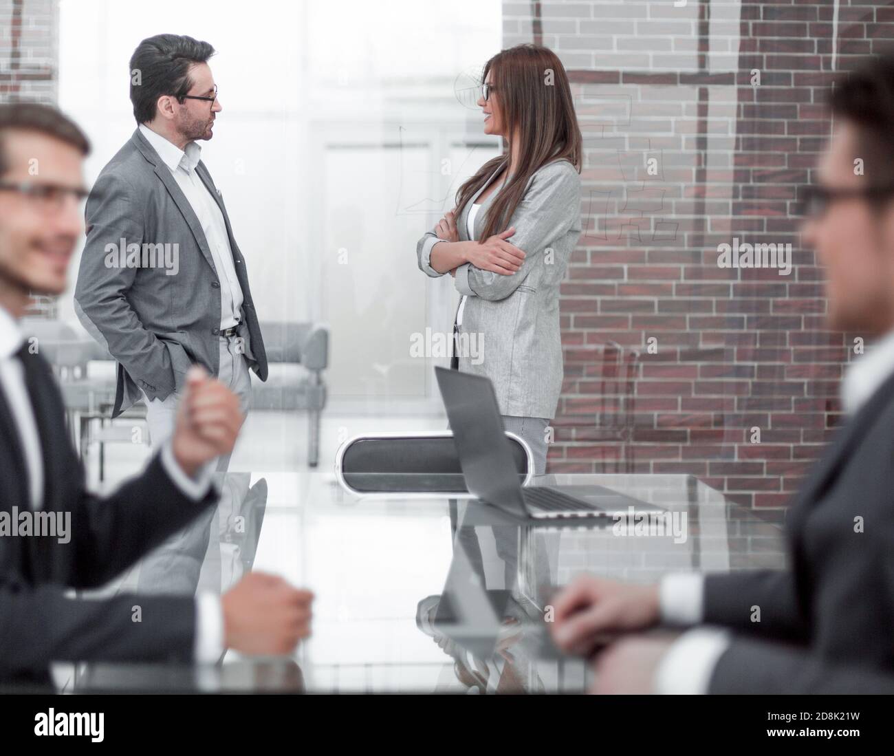 employees in the workplace in the office Stock Photo - Alamy