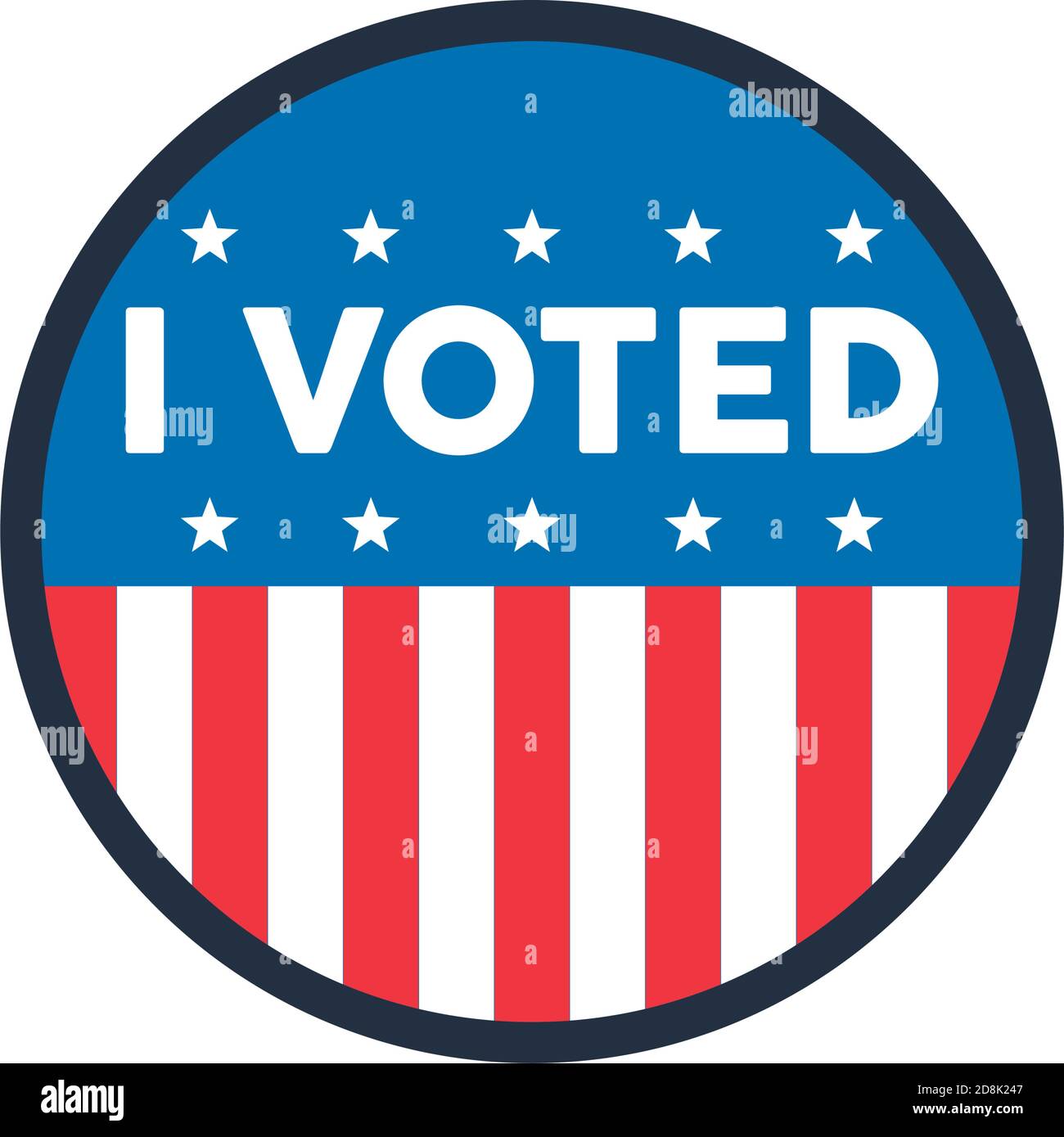 Usa i voted Stock Vector Images - Alamy