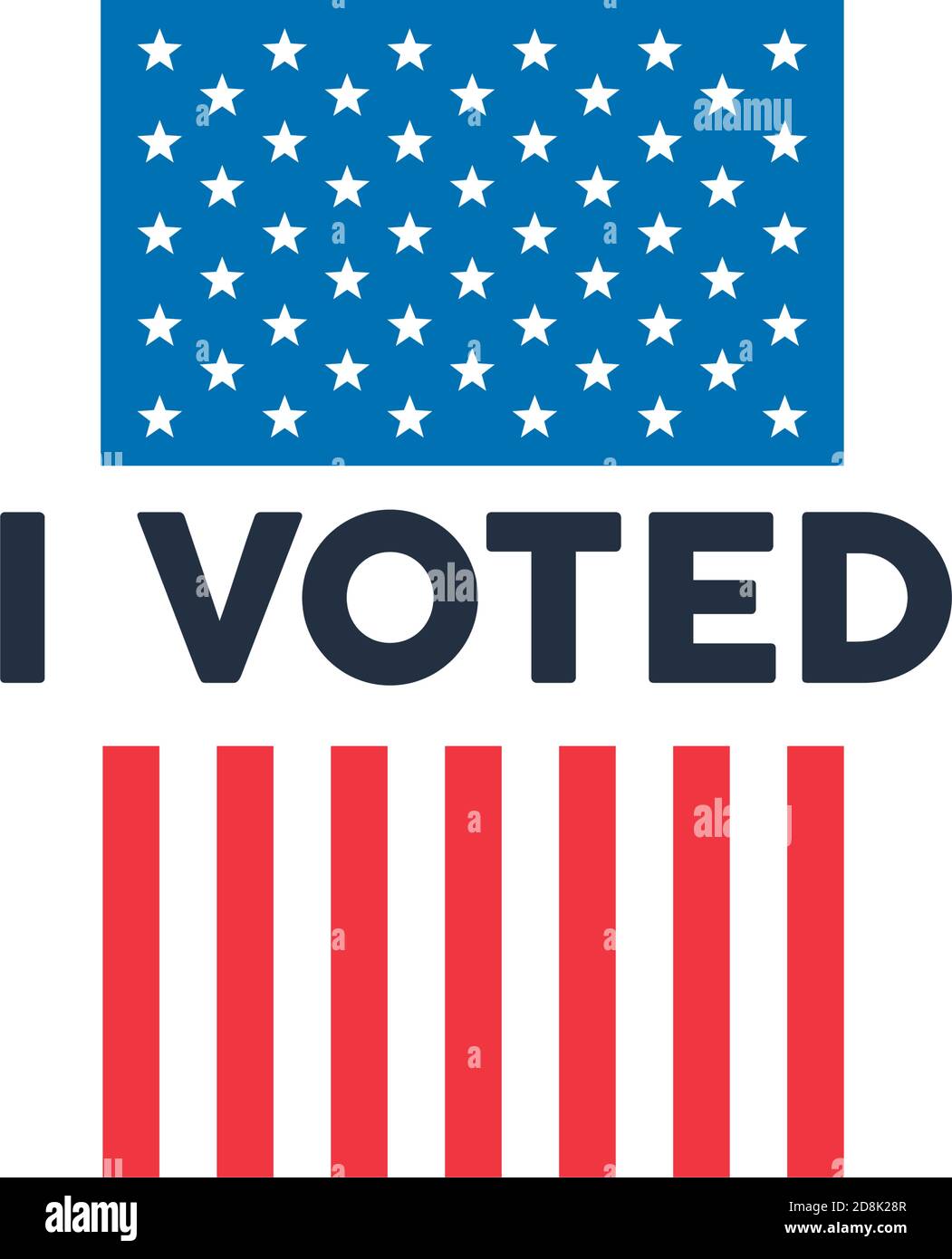 Usa i voted Stock Vector Images - Alamy