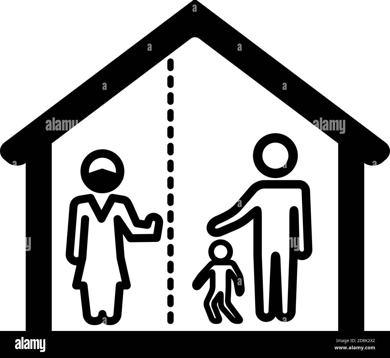 Virus self isolation Black and White Stock Photos & Images - Alamy